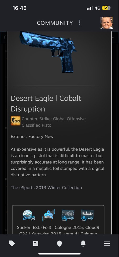 CSGO Cobalt Disruption, Video Gaming, Gaming Accessories, In-Game ...
