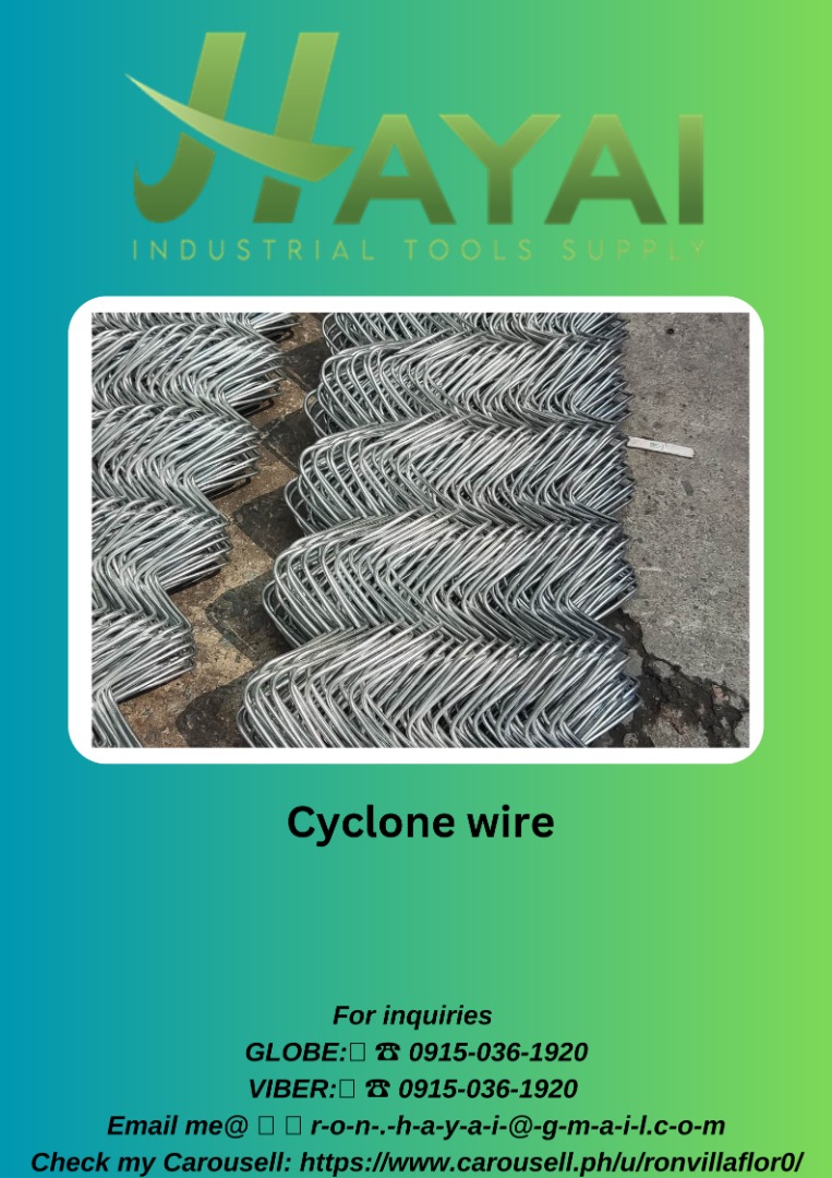 Cyclone wire, Commercial & Industrial, Construction Tools & Equipment ...