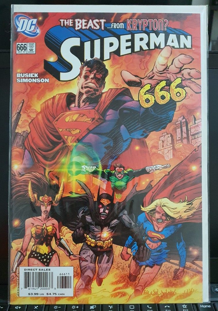DC Comics Superman #666, Hobbies & Toys, Books & Magazines, Comics ...
