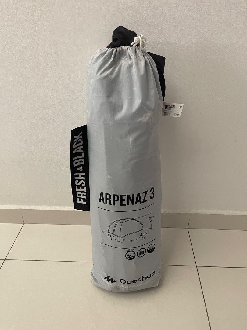Decathlon Arpenaz 3 Person Tent, Sports Equipment, Hiking & Camping on ...