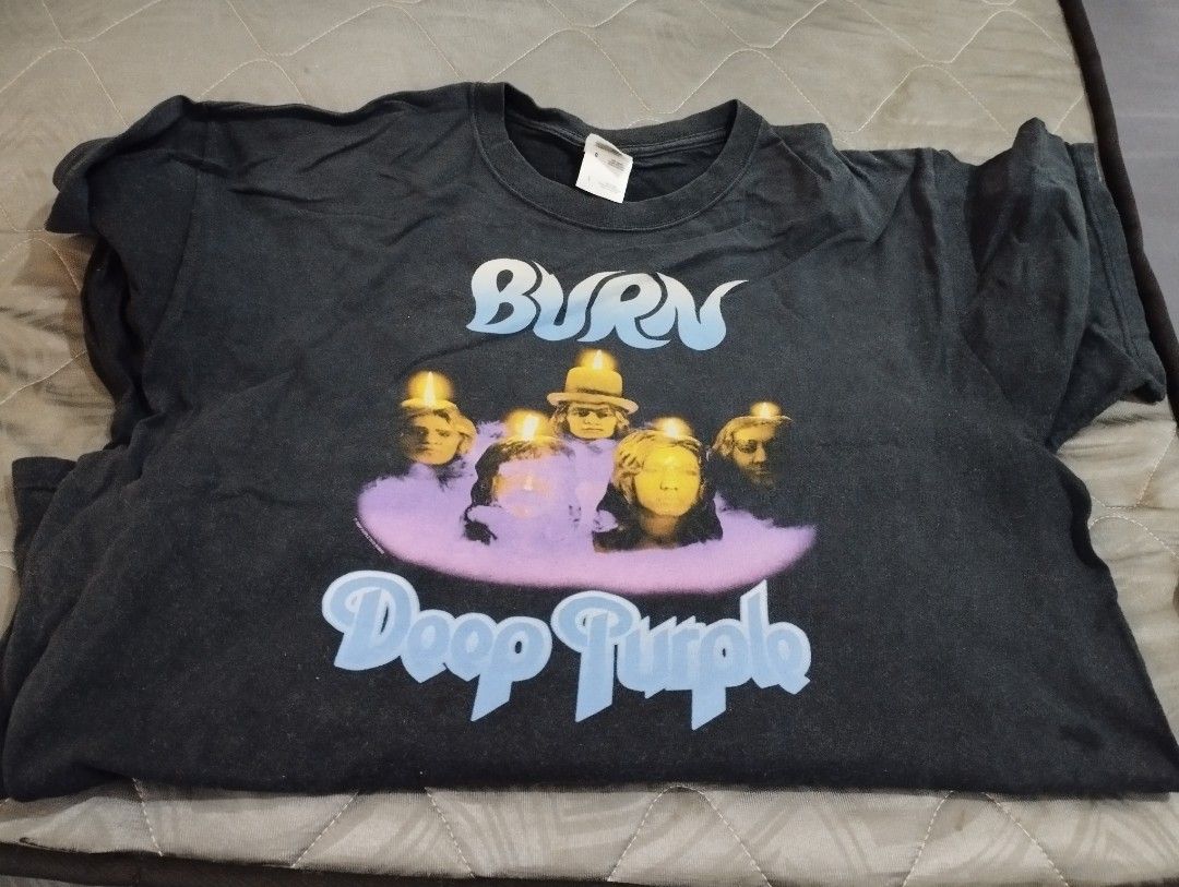 Deep Purple, Men's Fashion, Tops & Sets, Tshirts & Polo Shirts on Carousell