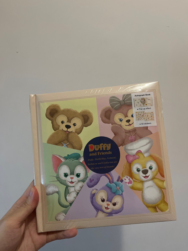 迪士尼Disney Duffy and friends autograph book簽名簿, 興趣及遊戲, 手作＆自家設計, 其他 ...