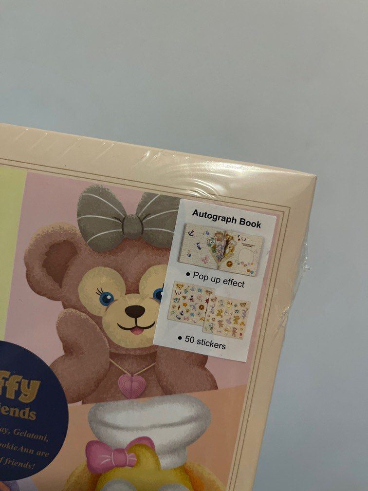迪士尼Disney Duffy and friends autograph book簽名簿, 興趣及遊戲, 手作＆自家設計, 其他 ...