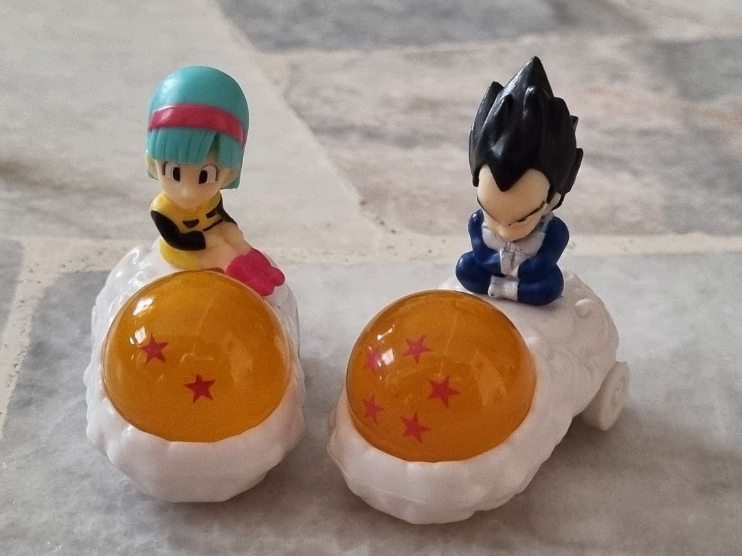 Dragonball Vegeta And Bulma Pull back vehicle, Hobbies & Toys, Toys ...
