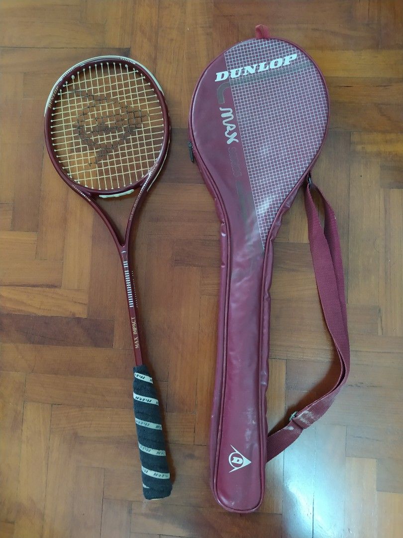 Dunlop Max Tyranno Fibre Racquet, Sports Equipment, Sports & Games ...
