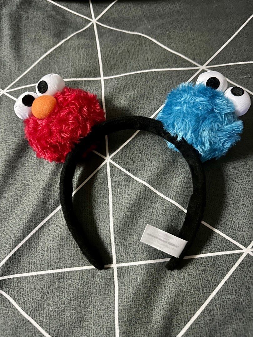 Sesame Street - Elmo & Cookie Monster Headband Universal Studio ...