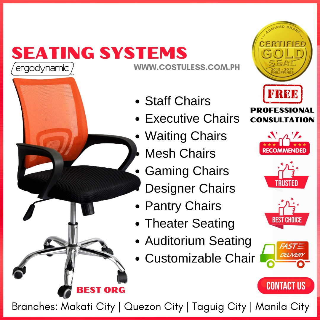 Ergodynamic BEST ORG Mesh Chair, Office Chair, Computer Chairs, Staff ...