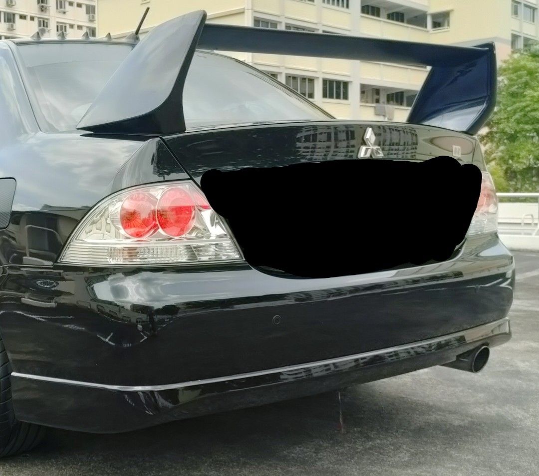 EVO 8/9 Rear Wing / Spoiler currently fitted on Lancer CS3, Car ...