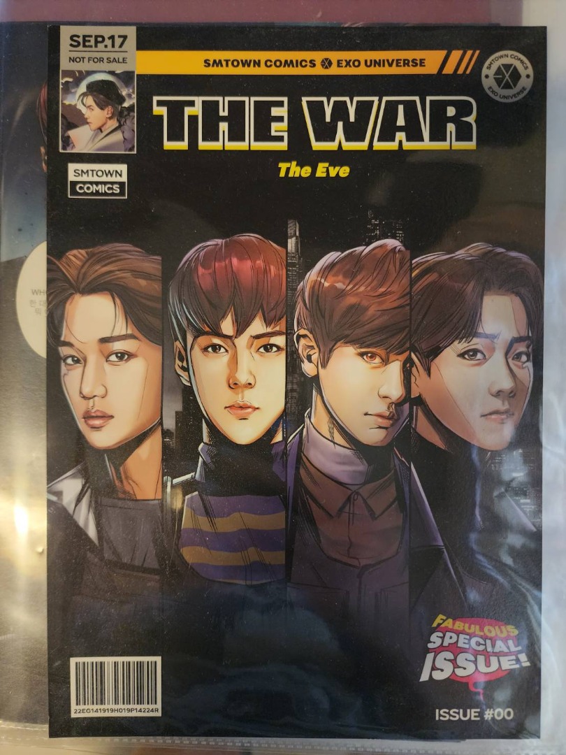EXO - The war comic inserts, Hobbies & Toys, Memorabilia & Collectibles ...