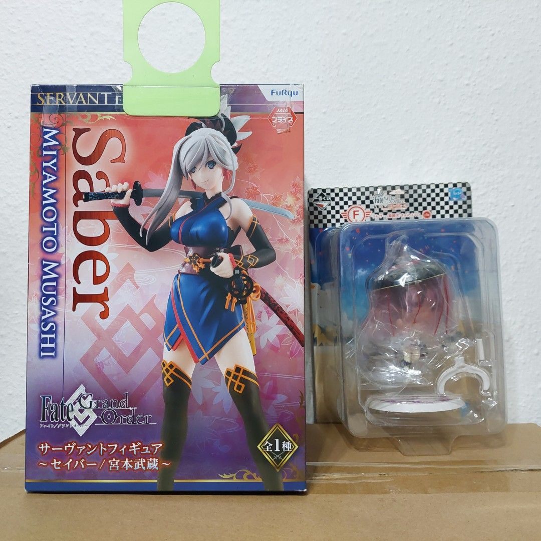 FGO Musashi and Raikou Figurine, Hobbies & Toys, Toys & Games on Carousell