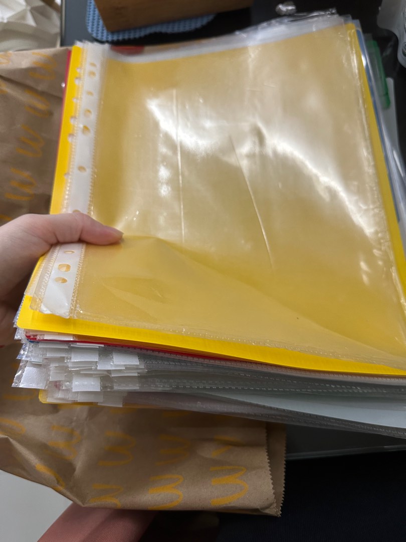 File dividers and clear folders, Hobbies & Toys, Stationery & Craft ...