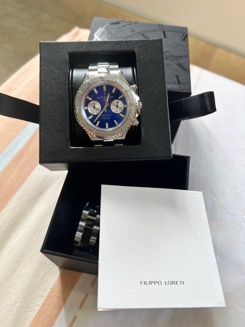 Filippo Loreti (limited edition, Ascari Retro Blue Link), Men's Fashion ...