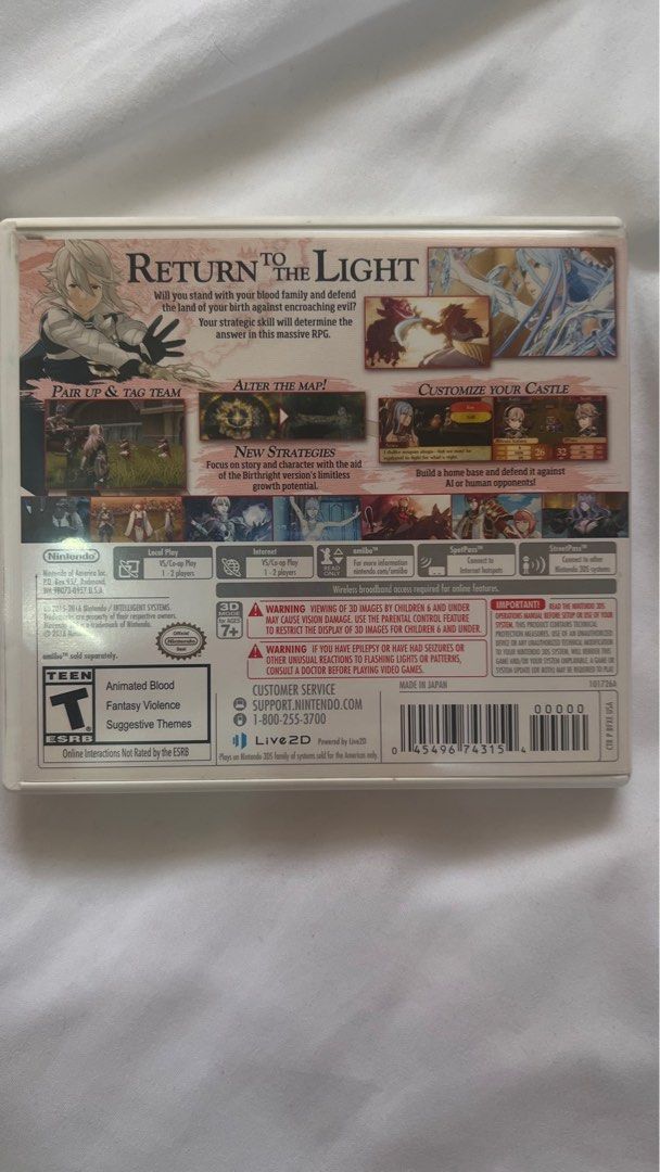 Fire Emblem Fates Birthright - Nintendo 3DS, Video Gaming, Video Games ...