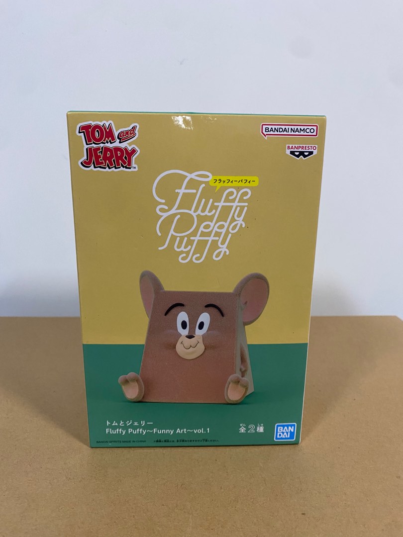 Fluffy puffy Tom & Jerry funny art vol 1 Jerry 三角形 景品 figure 標準盒 日版, 興趣及遊戲, 玩具 & 遊戲類 - Carousell