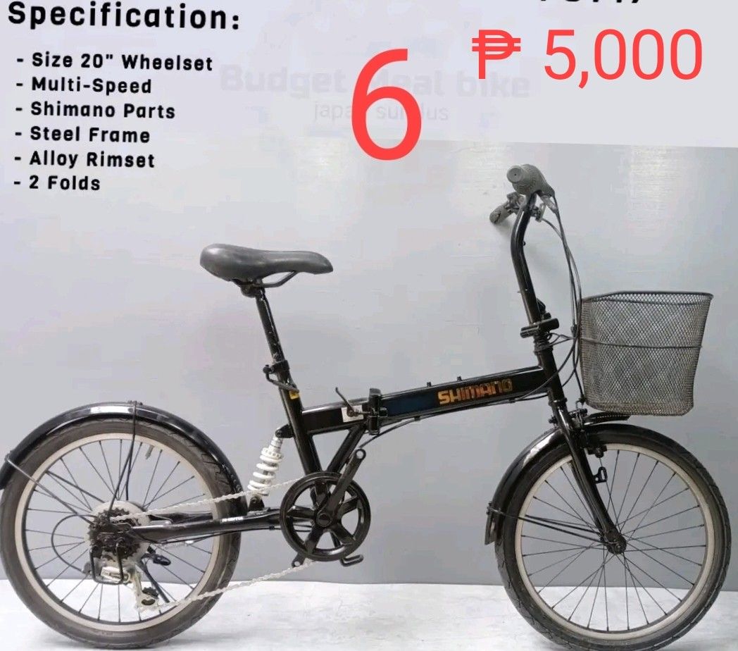 Folding Bike "Japan Surplus", Sports Equipment, Bicycles & Parts, Bicycles on Carousell