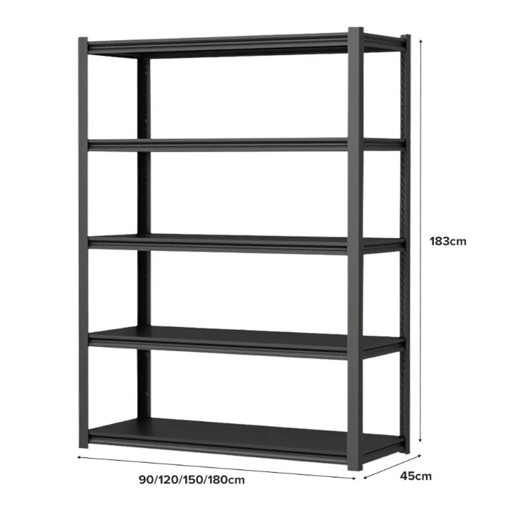 GAETAN Boltless Rack 5 Tier / Adjustable Height / Minimalist Design ...