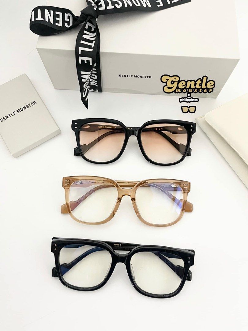 Gentle Monster Dion Series Eyeglass with Full Box Set, Women's Fashion ...