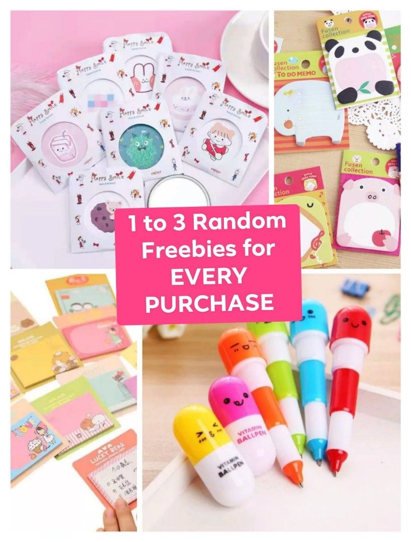[Freebie] Get 1 - 3 RANDOM freebies for EVERY PURCHASE, Announcements ...