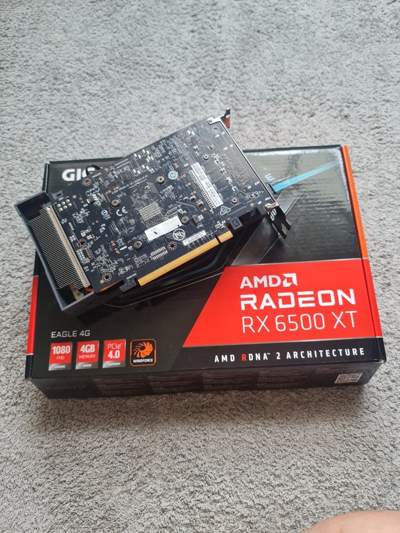 Gigabyte RX6500XT Eagle 4GB, Computers & Tech, Parts & Accessories ...
