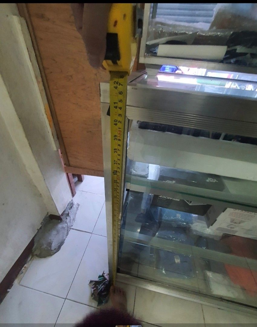 Glass stante, Furniture & Home Living, Furniture, Shelves, Cabinets ...