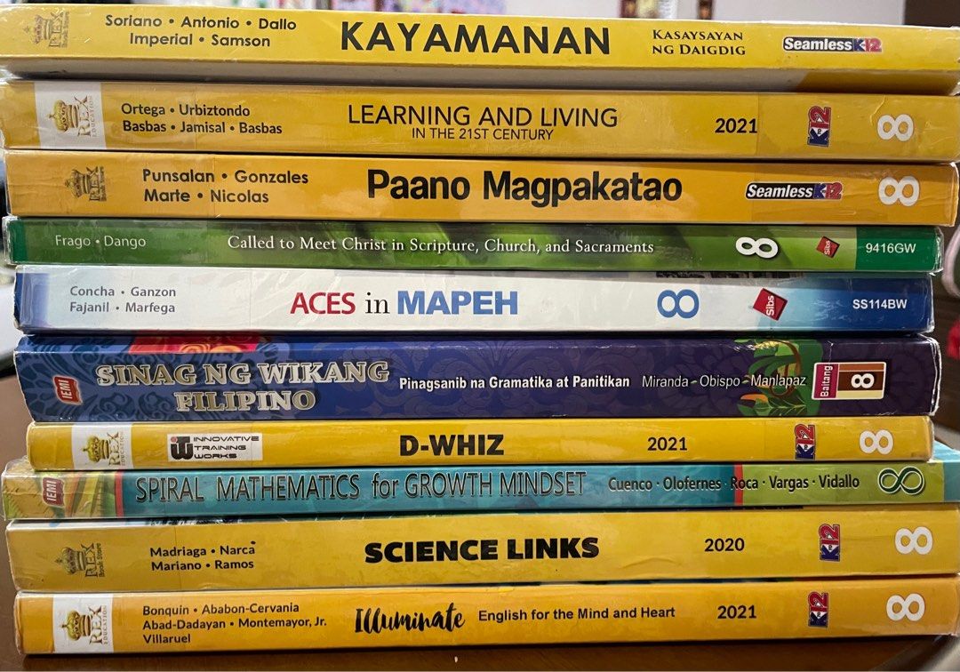 Grade 8 Textbooks set, Hobbies & Toys, Books & Magazines, Textbooks on Carousell