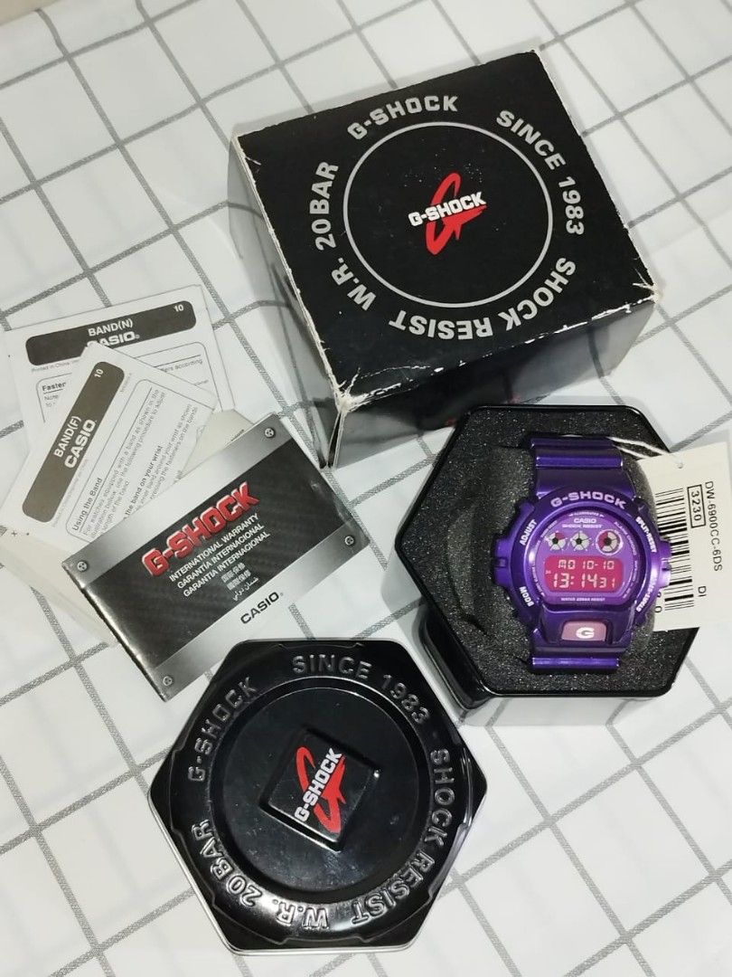 Gshock model cc6 module 1289, Men's Fashion, Watches & Accessories ...