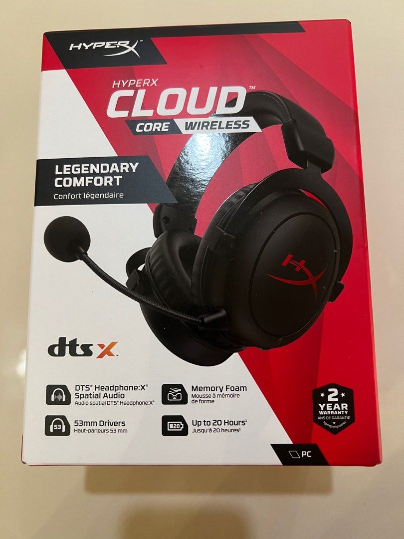 HyperX Cloud Core Wireless, Audio, Headphones & Headsets on Carousell