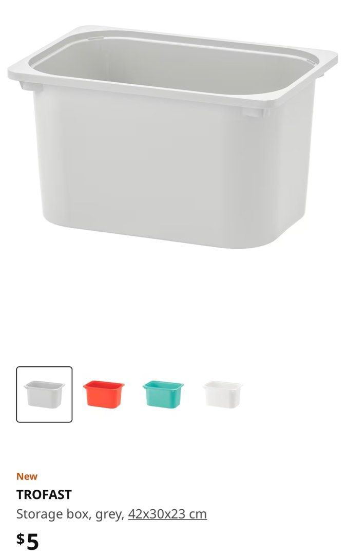 Ikea Trofast Boxes, Furniture & Home Living, Home Improvement ...