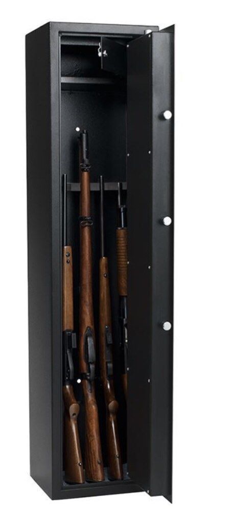 Imported SANDLEFORD 5 Gun Rifle Key(4sided) Type Lock SAFE Level 2 ...