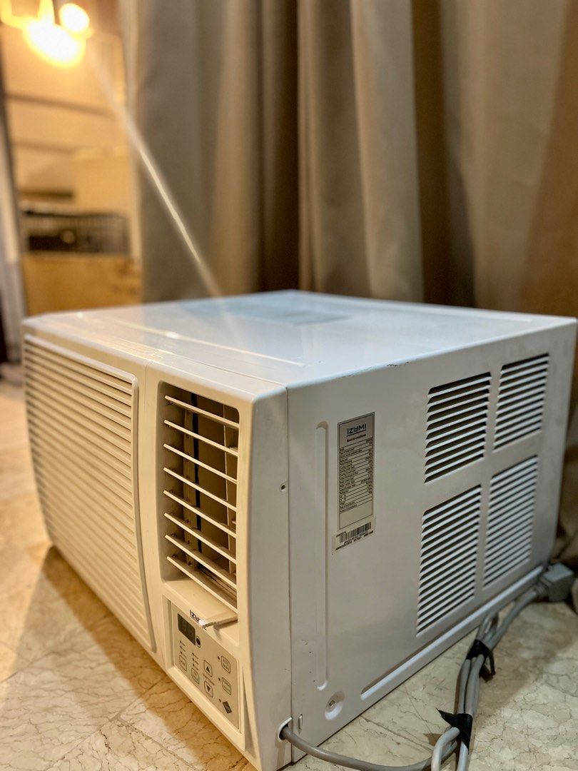 Izumi 1.5 HP Window Type Non-Inverter Aircondition, TV & Home Appliances, Air Conditioning and ...