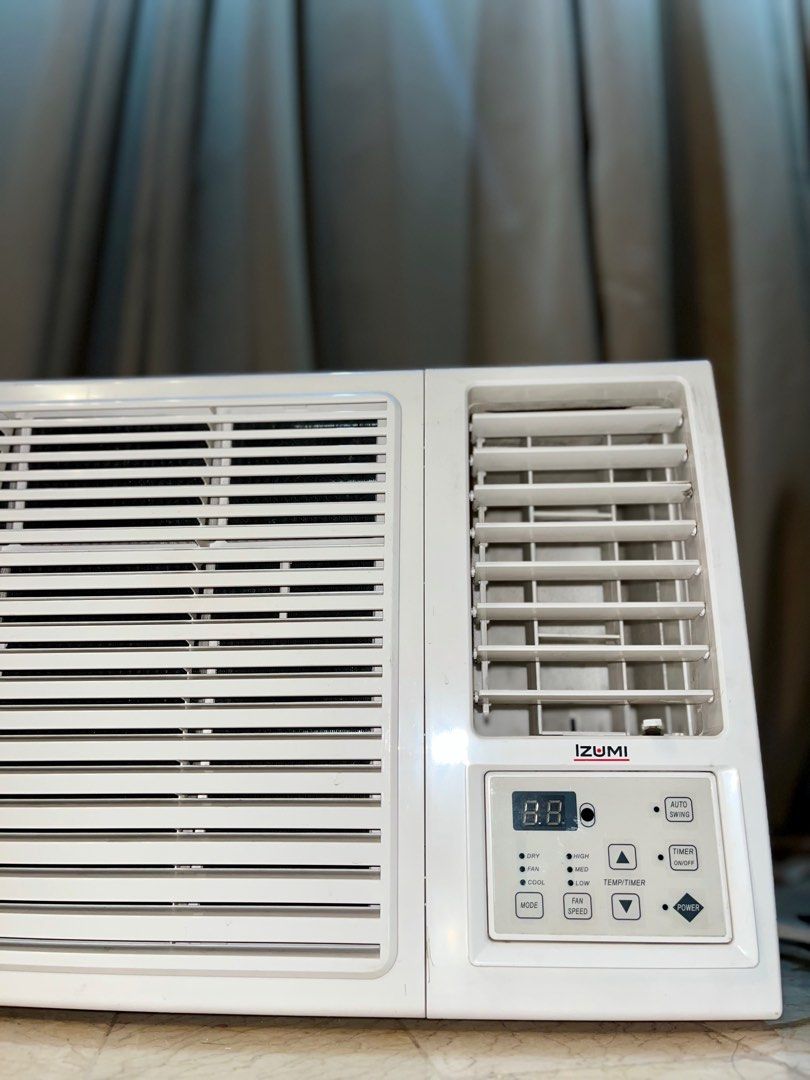 Izumi 1.5 HP Window Type Non-Inverter Aircondition, TV & Home Appliances, Air Conditioning and ...