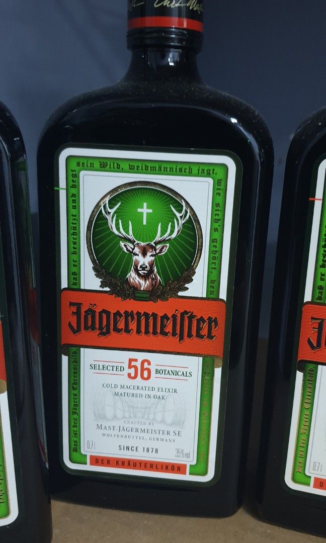 Jagermeister Bottle, Food & Drinks, Alcoholic Beverages on Carousell