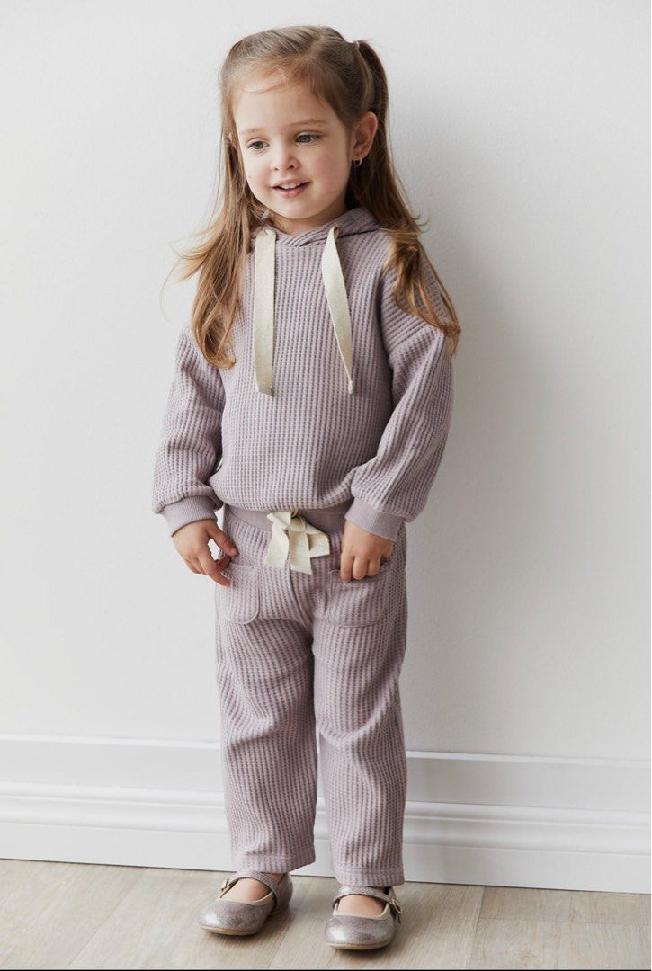 Jamie Kay Waffle Pants Mushroom, Babies & Kids, Babies & Kids Fashion ...