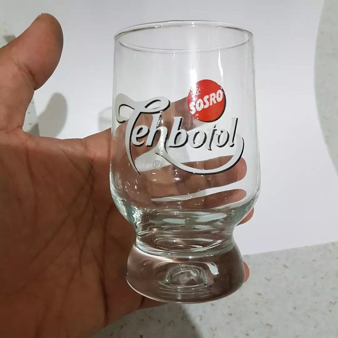 Jarang Gelas Beling Asli Teh Botol Sosro vintage on Carousell