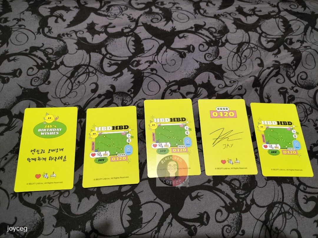 Jay Enhypen Birthday DIY Photo Card Garland, Hobbies & Toys ...