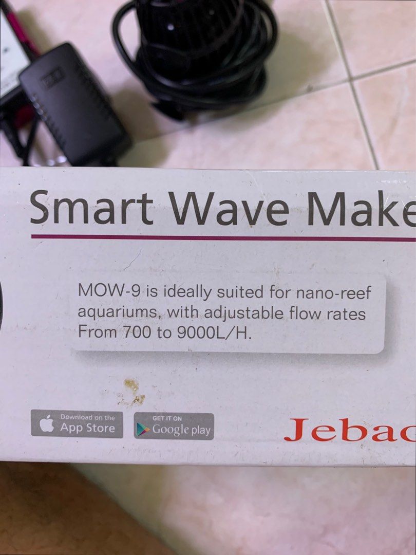 Jebao Smart wave Maker Mow - 9, Pet Supplies, Homes & Other Pet Accessories on Carousell