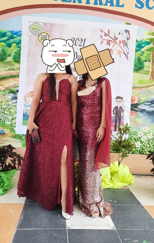 GOWN/JS/GRADUATION BALL/SEXY/EVENING/MAROON GOWN, Women's Fashion ...