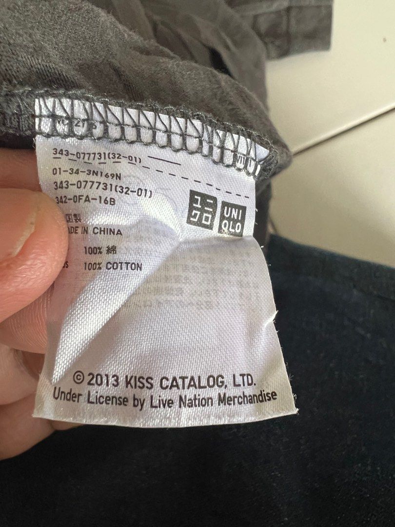 Kiss x uniqlo, Men's Fashion, Tops & Sets, Tshirts & Polo Shirts on Carousell