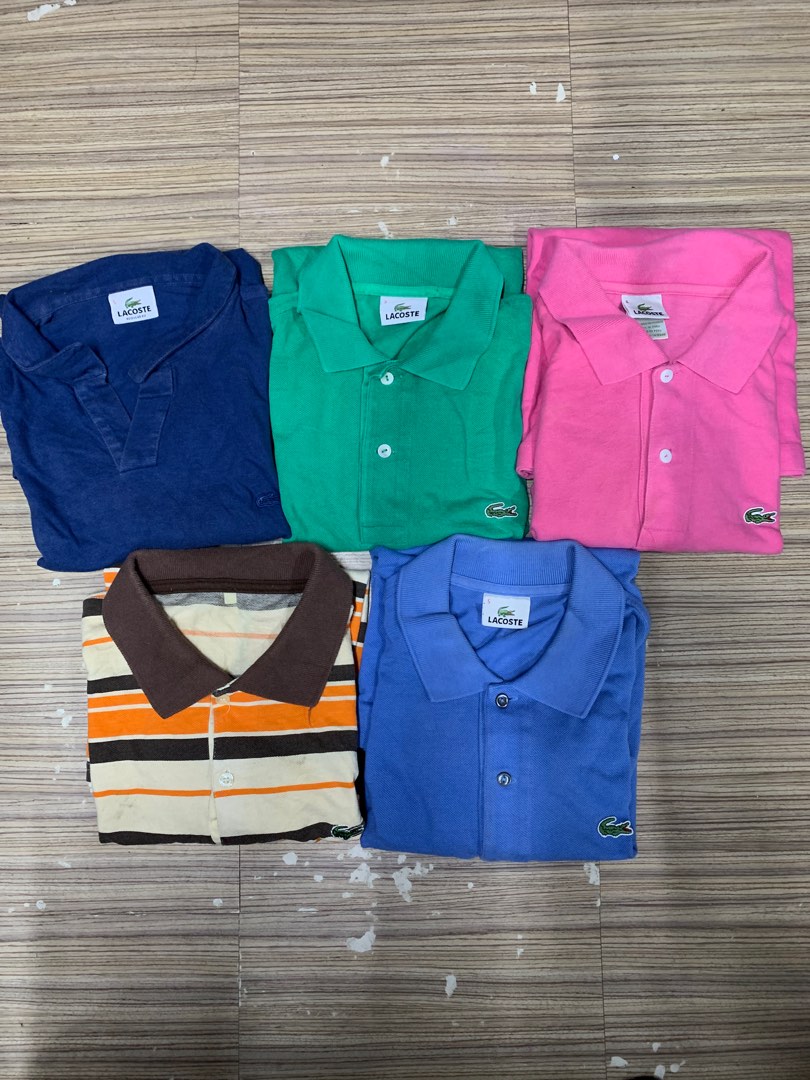 Lacoste Polo Shirts Bundle, Men's Fashion, Tops & Sets, Tshirts & Polo ...