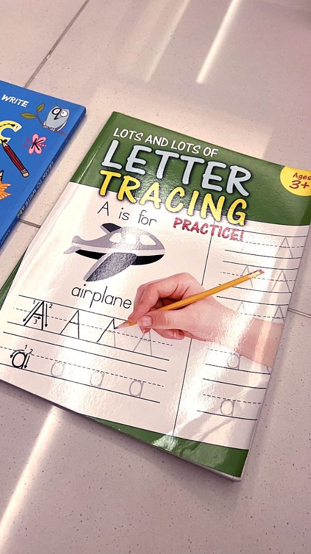 Learn how to Write & Letter Tracing Education fun practice Books ...