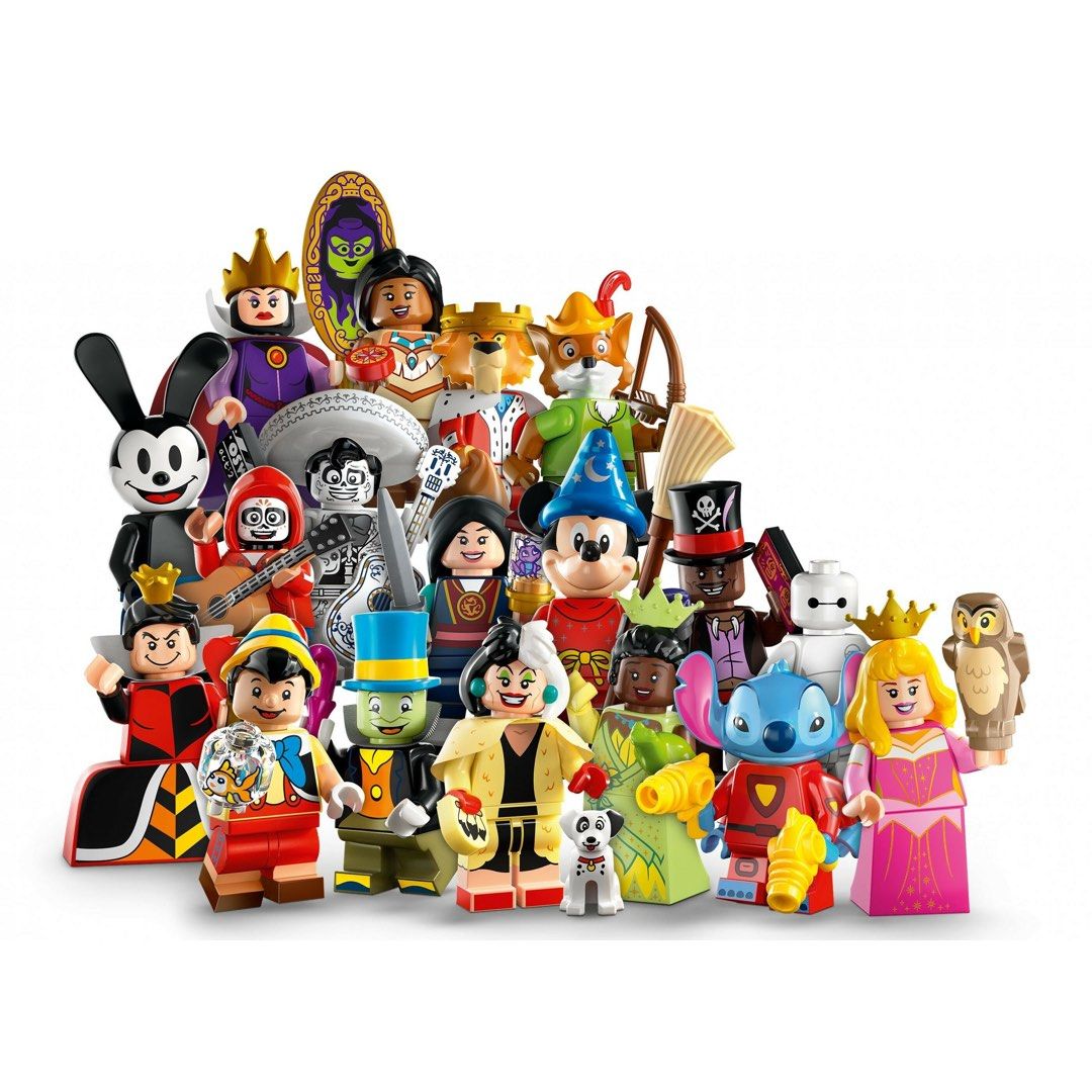 Lego 71038 Disney 100 18 minifigures full set, 興趣及遊戲, 玩具 & 遊戲類 - Carousell