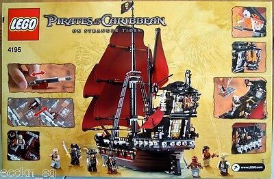 LEGO Queen Anne's Revenge Pirates of The Caribbean 4195 Factory Sealed ...