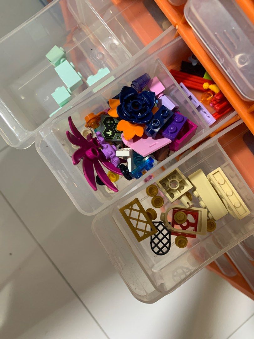 Lego sorted colour bricks with container, Hobbies & Toys, Toys & Games ...