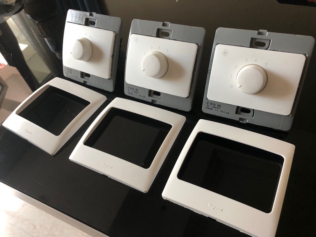 legrand fan step regulator 2, Furniture & Home Living, Lighting & Fans ...