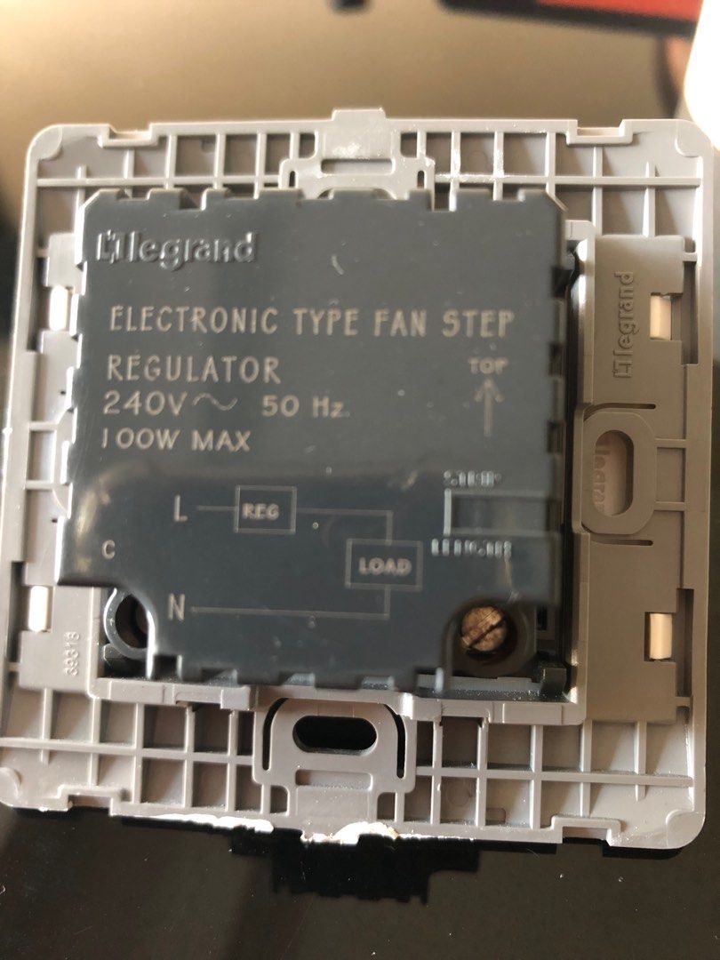 legrand fan step regulator 1, TV & Home Appliances, Electrical ...