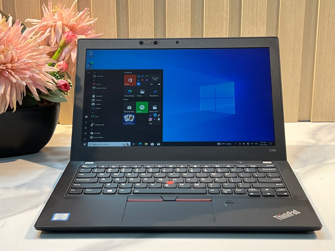 Lenovo ThinkPad X280 Touch-screen 12.5 inch, i5-8th Gen vPro 16GB RAM ...