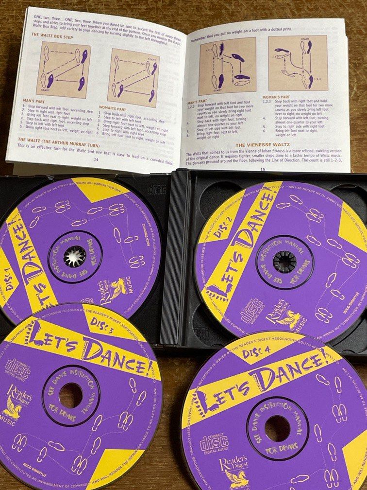 Let’s dance - 4cds with step by step guide to dancing, Hobbies & Toys ...