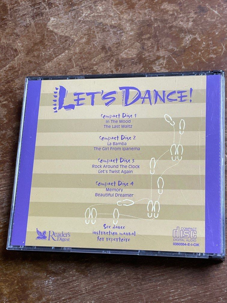 Let’s dance - 4cds with step by step guide to dancing, Hobbies & Toys ...