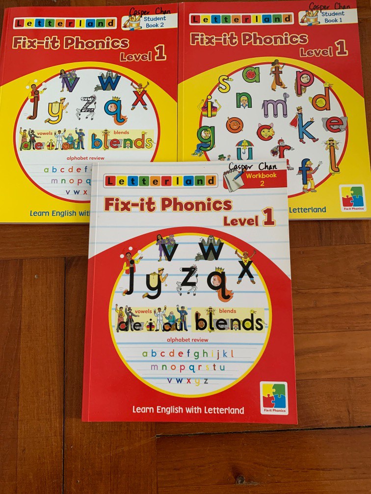 Letterland Fix-it Phonics, 興趣及遊戲, 書本 & 文具, 教科書 - Carousell