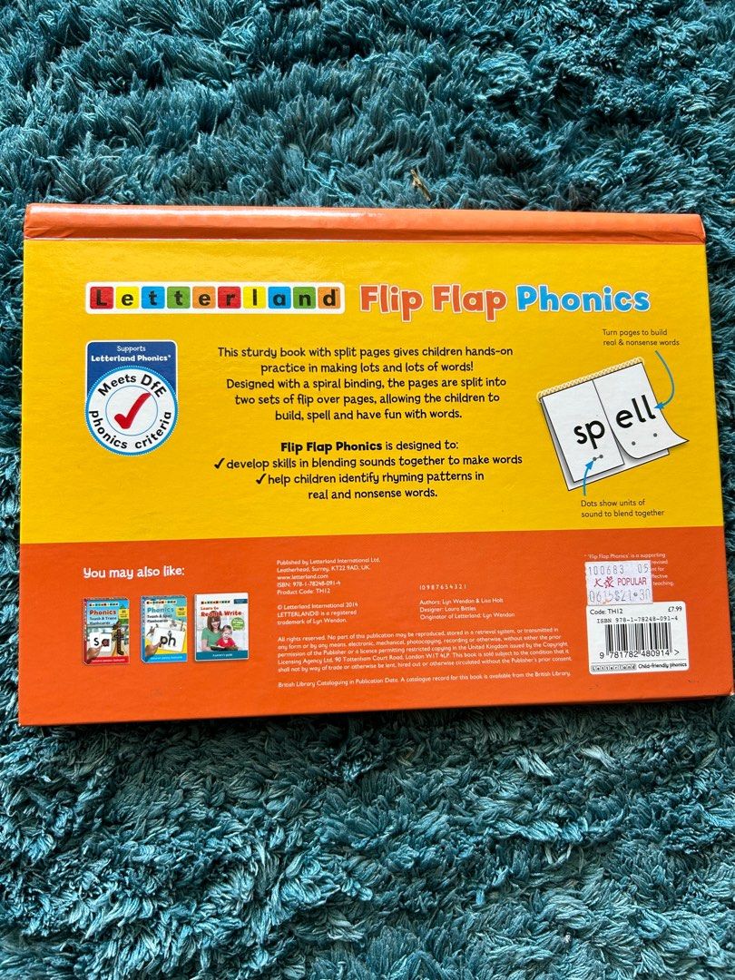 Letterland Phonic flip flap book 1, Hobbies & Toys, Books & Magazines ...